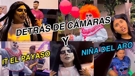 DETRAS DE CÁMARAS LA NIÑA DEL ARO Y EL PAYASO IT FAMILIA