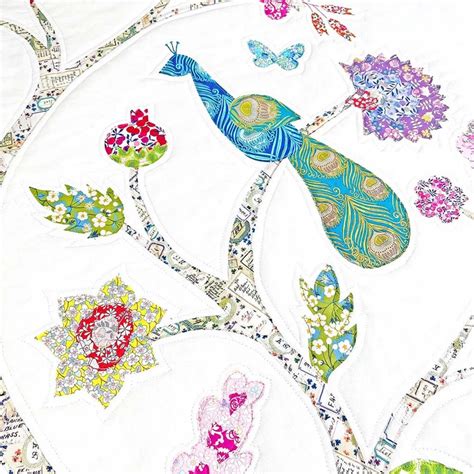 Pattern Tree Of Life Raw Edge Applique Quilt Pattern Instant Etsy