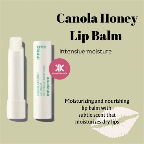 Innisfree Canola Honey Lip Balm Intensive Moisture Jual Kosmetik