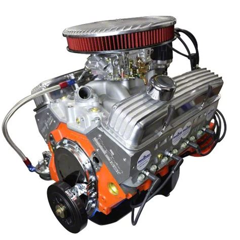 BluePrint Engines Ecklers Small Block Chevy 327 C I 350 HP Deluxe Dressed Carbureted Crate