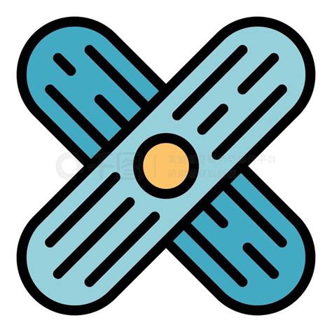 隔离其他 医用胶带图标。概述医疗胶带矢量图标颜色平面隔离。医用胶带图标颜色轮廓矢量 矢量图免费下载 Eps格式 1000像素 编号
