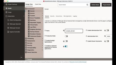 linkedin 이정현 페이지 the weblogic kubernetes toolkit ui
