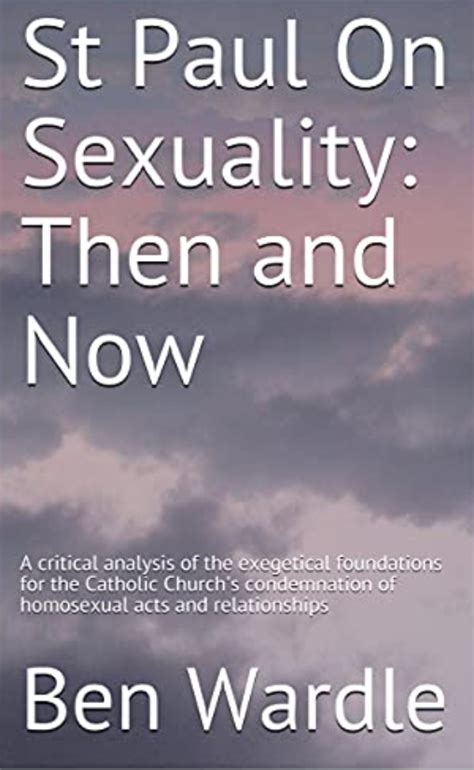 St Paul On Sexuality Then And Now Benwardle Org