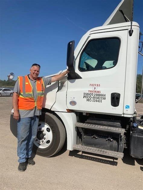 Pappas Trucking Pappas Driver Lester Dodd Is All Smiles Facebook