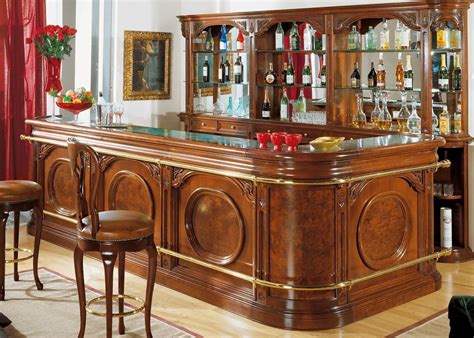 L Shape Classical Italian Home Bar Set Wnl160 Woodnluxury