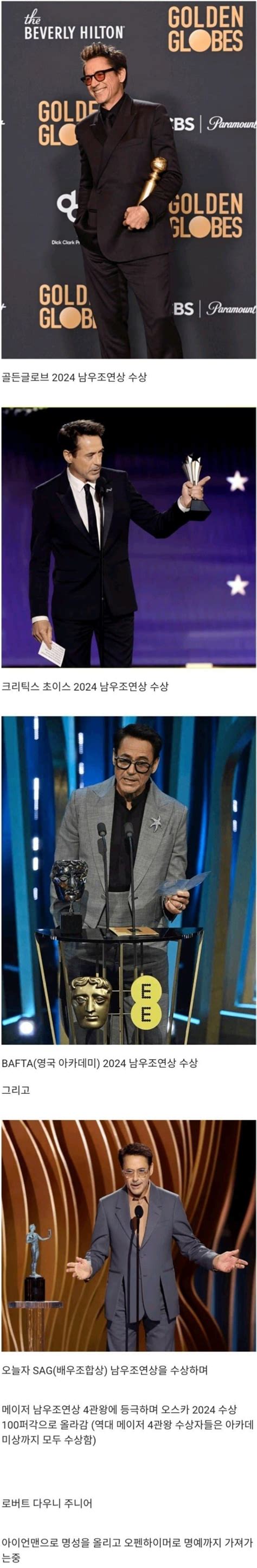 로버트 다우니 주니어 근황 