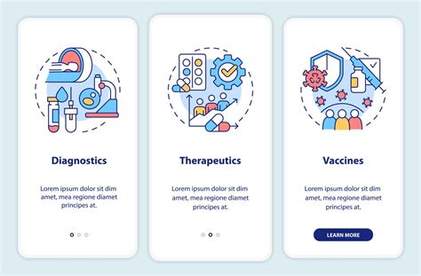 Pandemic Preparedness Clinical Research Onboarding Mobile App Screen
