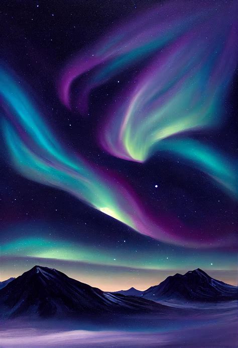 Northern Lights R Midjourney