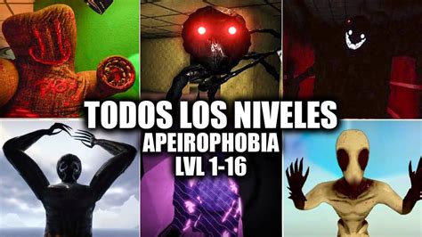 COMO PASAR TODOS LOS NIVELES DE APEIROPHOBIA ROBLOX GUIA ACTUALIZADA
