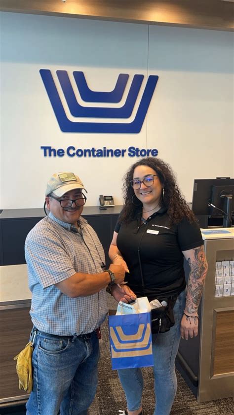 Duane Trevino On Linkedin The New Container Store San Francisco Very First Customer Not Only Did…