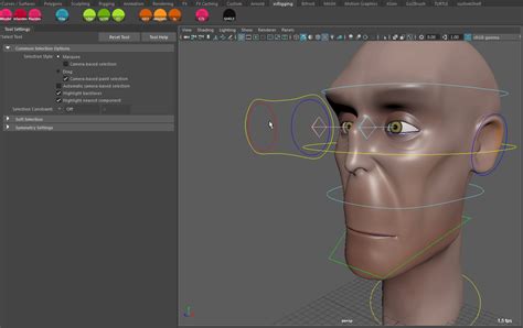 creating a maya control shape manager bindpose