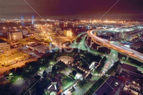 神奈川県・横浜みなとみらいの夜景 Id 6304 ご当地写真・イラスト素材サイト Picty ピクティ
