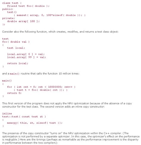 C Why Doesn T NRVO Work Without Copy Constructor Stack Overflow