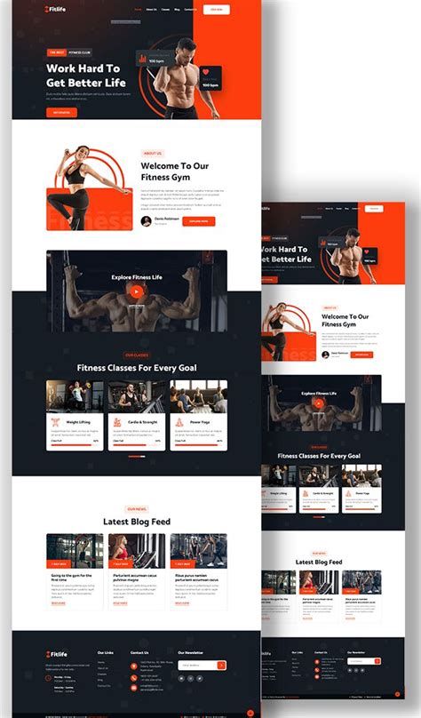 Ali Varshochi On Linkedin Fitnesswebsite Gymwebsite Webdevelopment Html Css Javascript