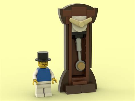 Lego Moc Grandfather Clock By Legoori Rebrickable Build With Lego