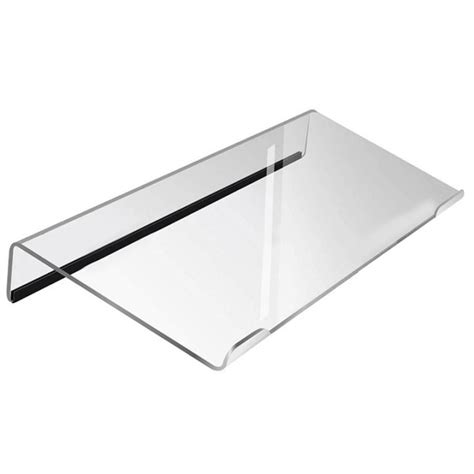 1 Pcs Computer Keyboard Stand Acrylic Keyboard Riser Tilt For Desktop