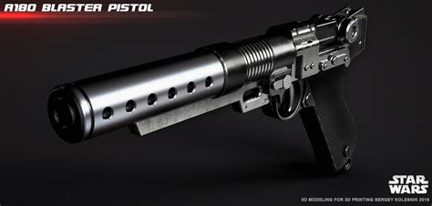 Stl File A180 Blaster Pistol Jyn Erso 🔫 ・3d Print Design To Download・cults