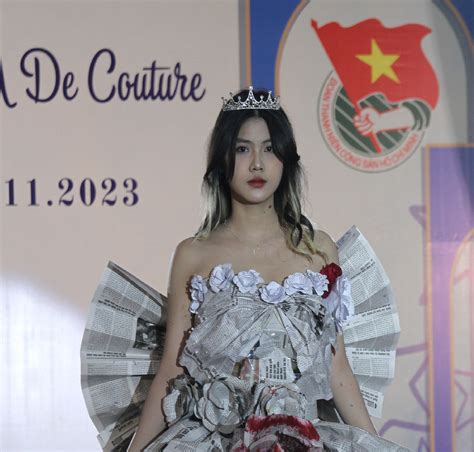 Sinh Viên Học Viện Phụ Nữ Việt Nam Sáng Tạo độc Lạ Với Thời Trang Tái Chế