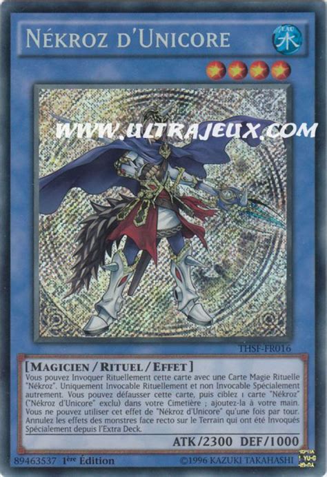 Carte Yu Gi Oh Nékroz Dunicore [thsf Fr016]