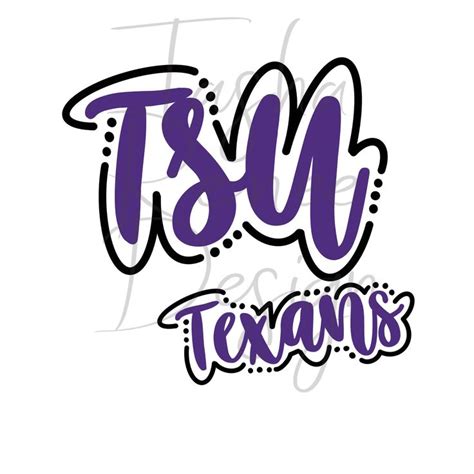 Tsu Texans Png File Sublimation Design For Digital Download And