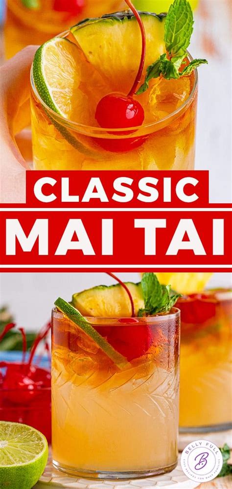 Mai Tai Recipe Classic Cocktail Belly Full Artofit