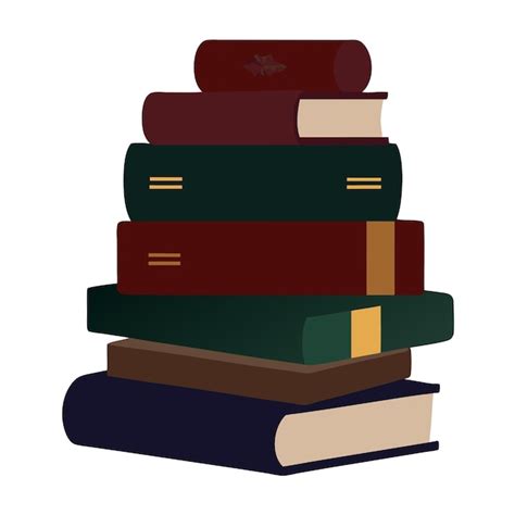 Gradient Book Spine Illustration Premium Ai Generated Vector