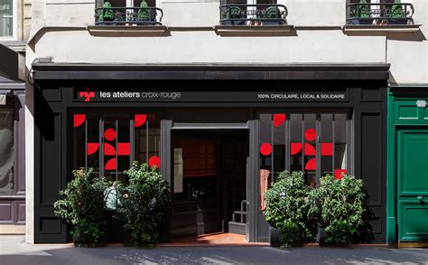 Croix Rouge Insertion Brand Design Behance