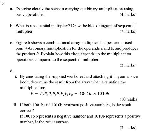 SOLVED Describe Clearly The Steps For Carrying Out Binary Multiplication Using Basic Operations