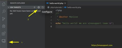 Hướng dẫn Code Remote sử dụng Visual Studio Code VinaSupport