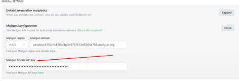 how to create a mailgun account and set up in ghost self hosted