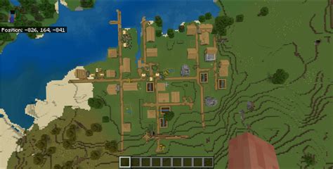 Huge Village 800 Blocks From Spawn Four Structures All In One Place Close To Spawn Perfect