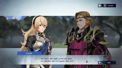 Fire Emblem Warriors Corrin Fm And Xander Support Conversation Youtube