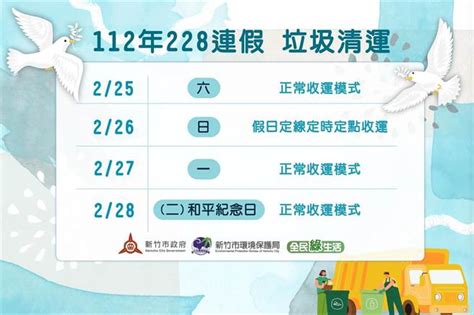 228迎接4天連假 新竹市垃圾清運時間出爐了 寶島 中時