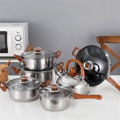 Jual Alat Masak Cookware Panci Set Teko Stainless Steel Dijual Satuan