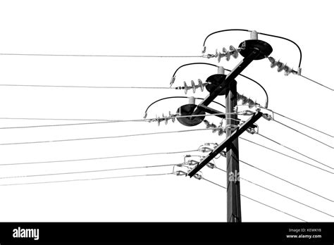 In Australia The Concept Of Power Line With Electrical Pole In The Clear Sky Stock Photo Alamy