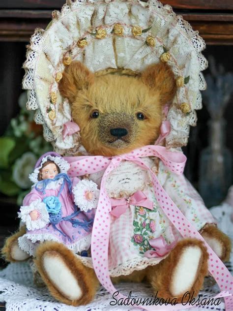 Made To Order Handmade Artist Collectible Teddy Bear Ooak Vintage