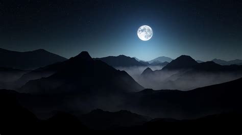 Moonlight Landscape Wallpapers Top Free Moonlight Landscape