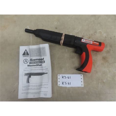 Ramset Powder Fastening System Model Mastershot 60202719 Looks New Mcsherry Auction