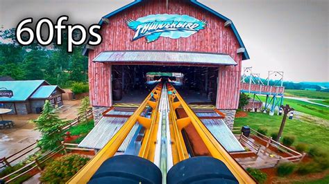 Thunderbird Back Seat On Ride Backwards Hd Pov 60fps Holiday World