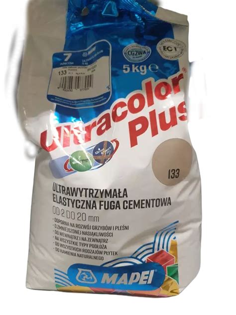 Fuga Cementowa MAPEI ULTRACOLOR PLUS 5 Kg Kolor Pi 8022452077029
