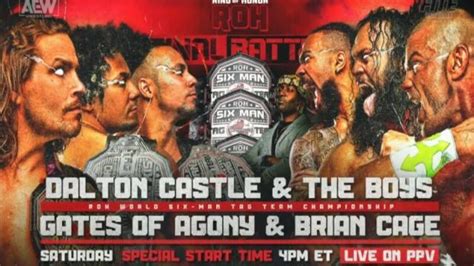 The Embassy Win The Roh Six Man Tag Team Titles At Roh Final Battle