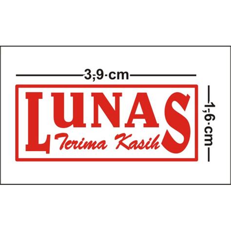 Jual Stempel Otomatis LUNAS Kab Tangerang Hprinting Tokopedia