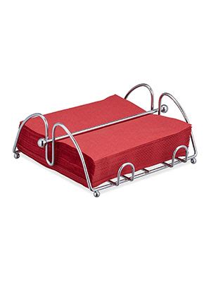 Relaxdays Napkin Holder With Weighted Bar For 33x33 Cm Napkins