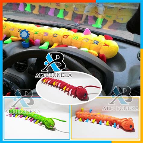 Jual Boneka Ulil Boneka Ulat Bulu 80cm Boneka Dashbor Mobil Lucu Dan Gemesin Sni Murah Dan