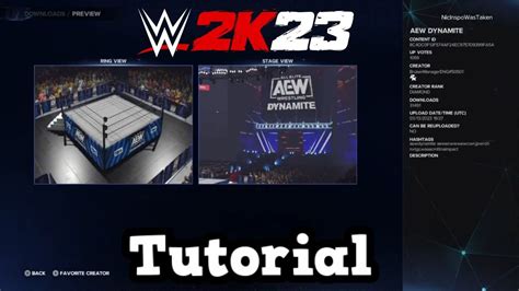 Wwe 2k23 How To Get Aew Dynamite Youtube