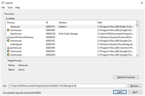 Github Wkhughesinjector A Windows Dll Injector Designed For