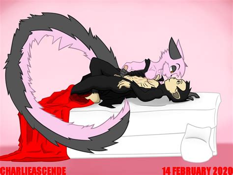 Rule 34 2020 43 Anthro Augustus Charlieascende Bed Black Body Black Fur Black Hair Breasts