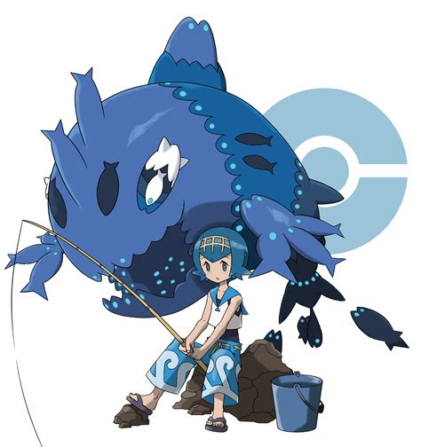 Lana Wishiwashi And Wishiwashi Pokemon And 2 More Drawn By Teru