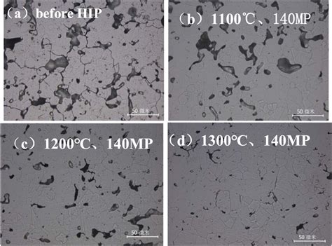 Metallographic Microstructure Of Alloy After Hip At Different