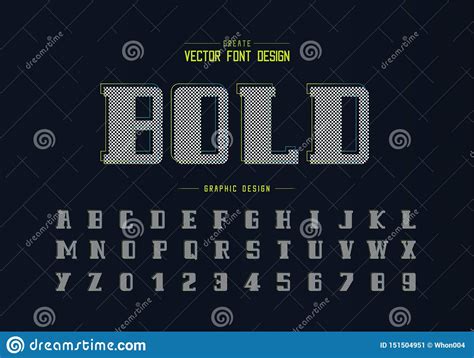 Pixel Bold Font And Alphabet Vector Script And Number Design Graphic
